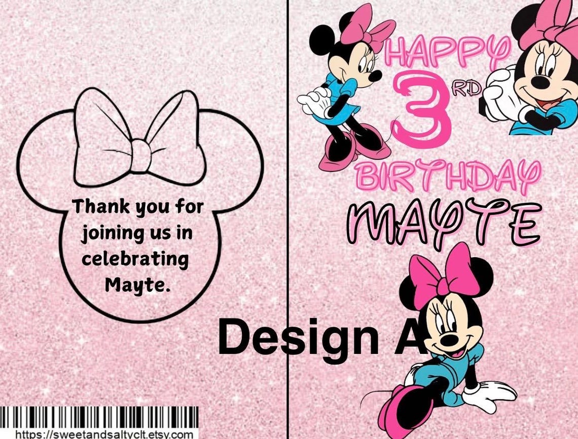 Minnie Mouse Coloring Book With Colored Cover - Etsy