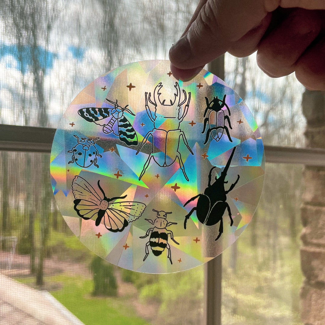 Bugs Circle Suncatcher Sticker - Etsy