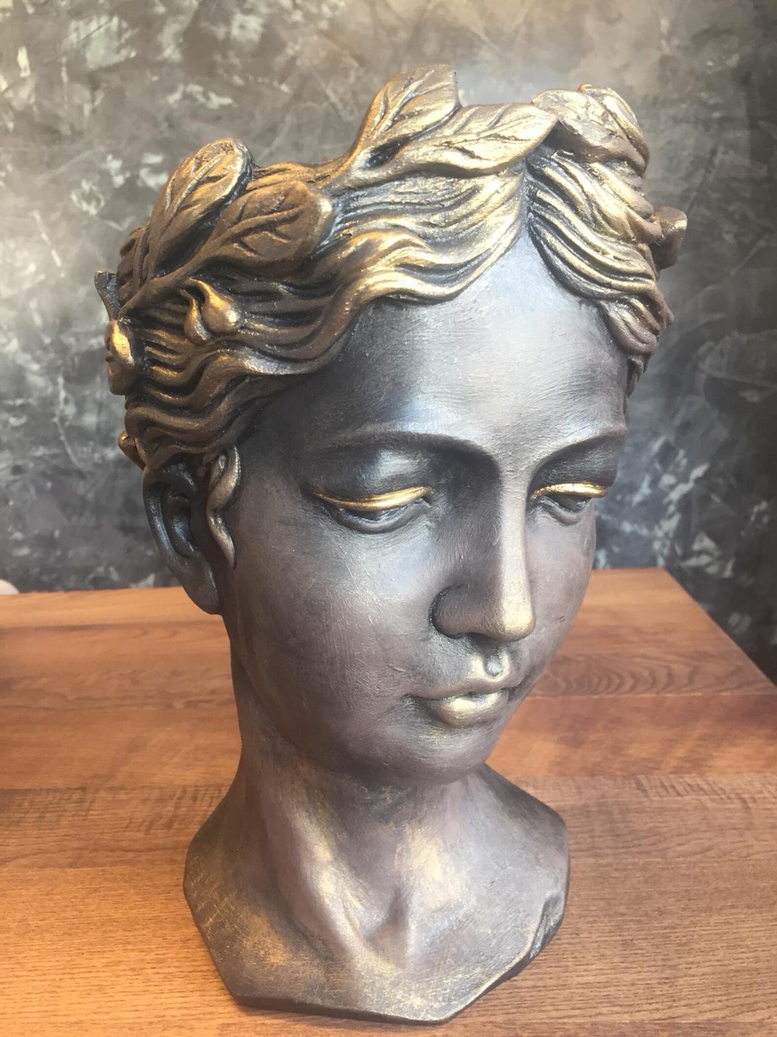 Helen Sculpturestatue Planter Pot Helen Bust Statue Wine - Etsy