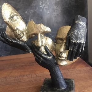 Face Sculpture Handmade Handmade Gift Handmade Decor - Etsy