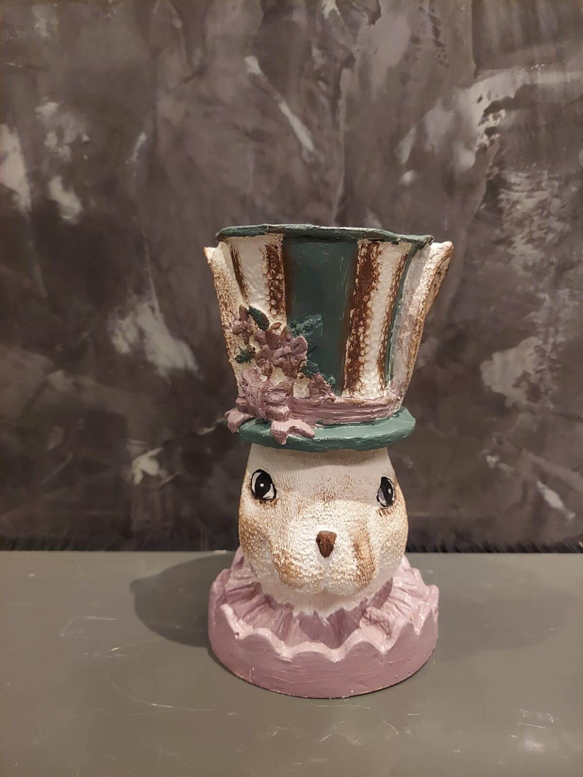 Sculpture Statue Planter Bust Statue Planters Rabbit Flower - Etsy