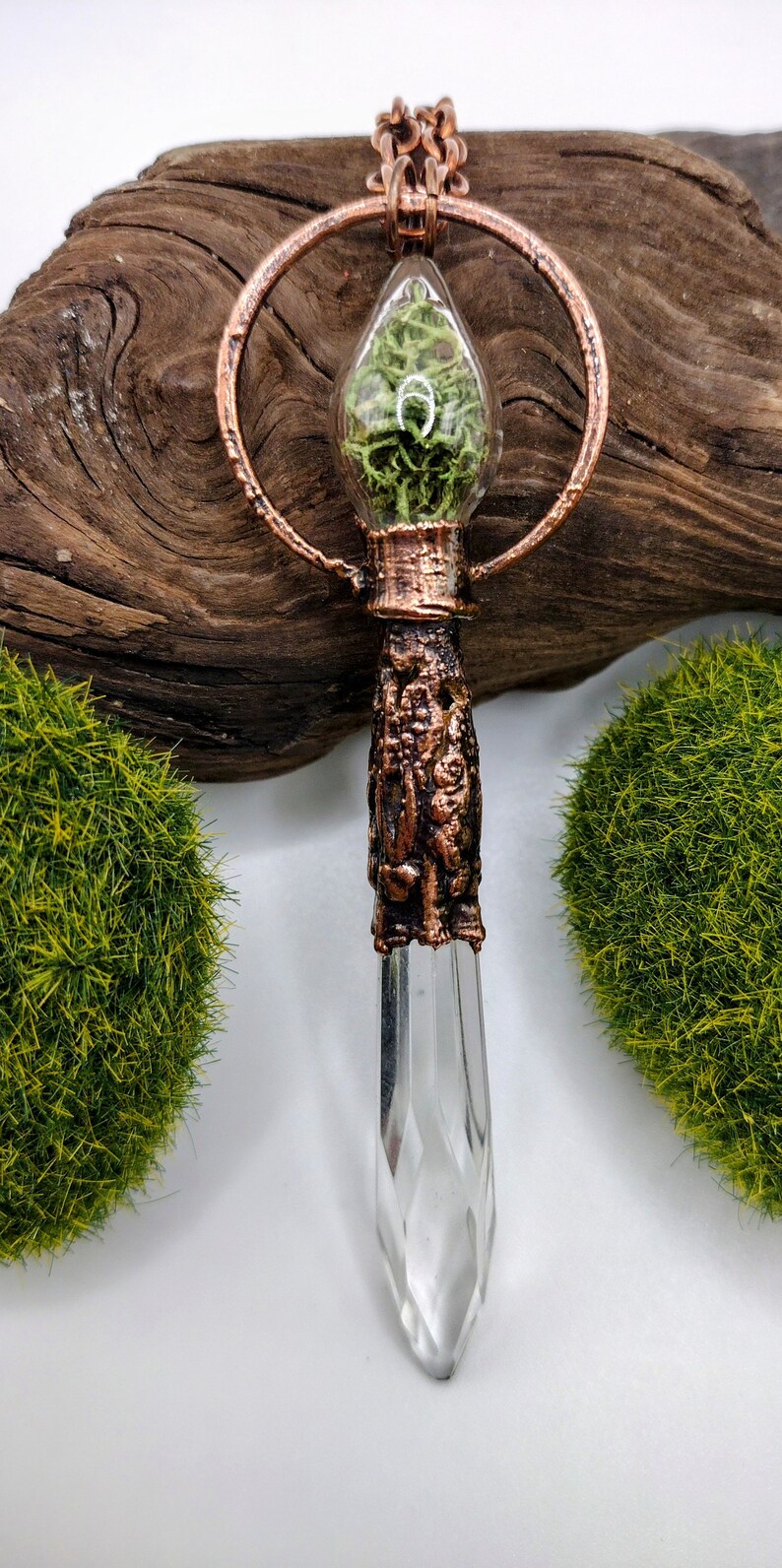 Copper Electroformed Forest Amulets, Amulet Necklace - Etsy