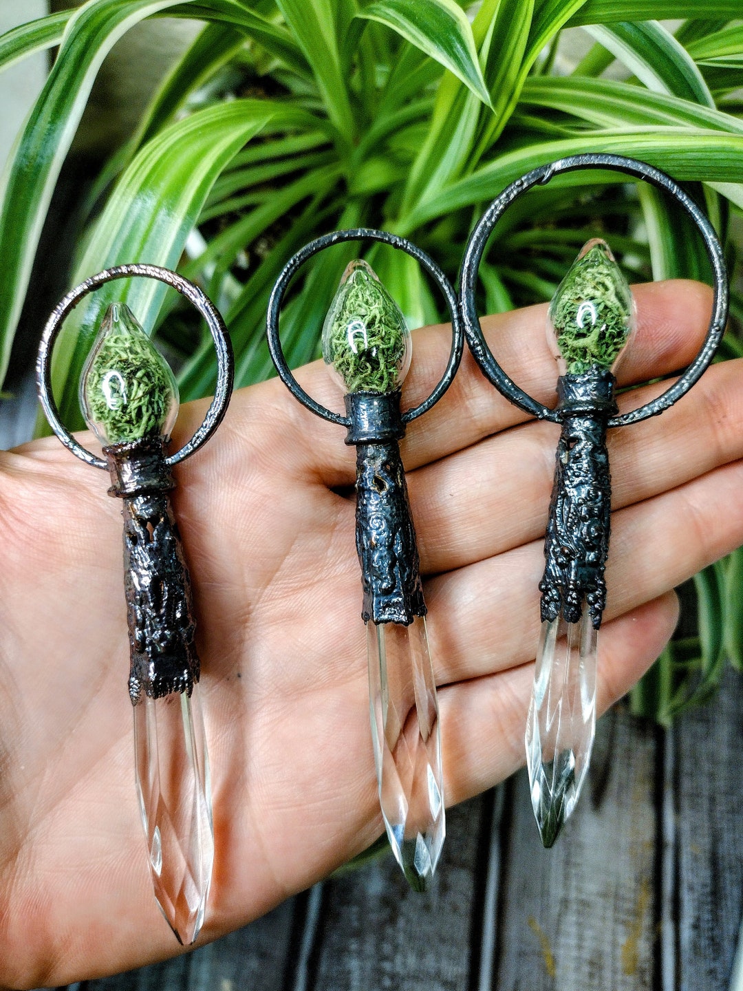 Copper Electroformed Forest Amulets, Amulet Necklace - Etsy