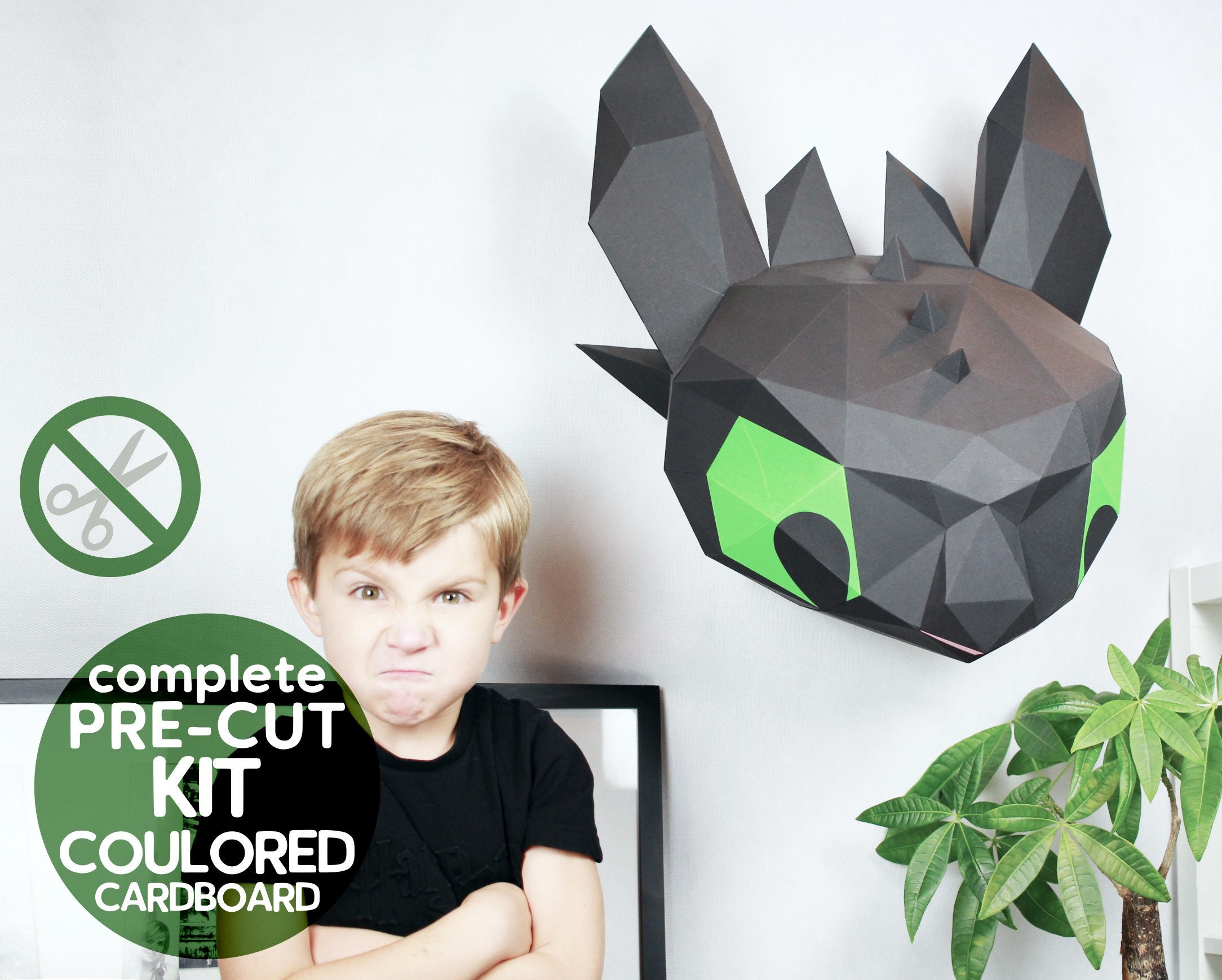 Papercraft 3D Toothless Dragon Kit - Etsy Australia