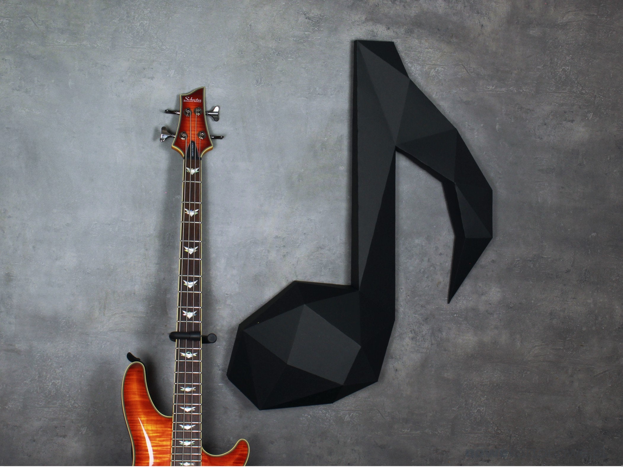 Papercraft 3D Music Note Kit - Etsy