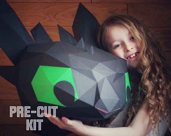 Papercraft 3D Toothless Dragon Kit | Etsy