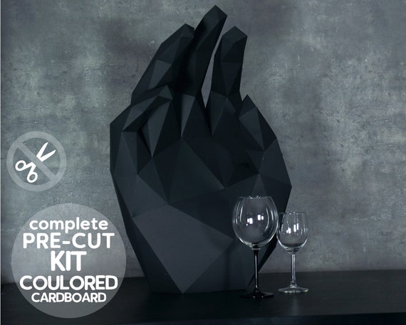 Hand Pre-cut Papercraft/paper Model Metalized Cardboard - Etsy