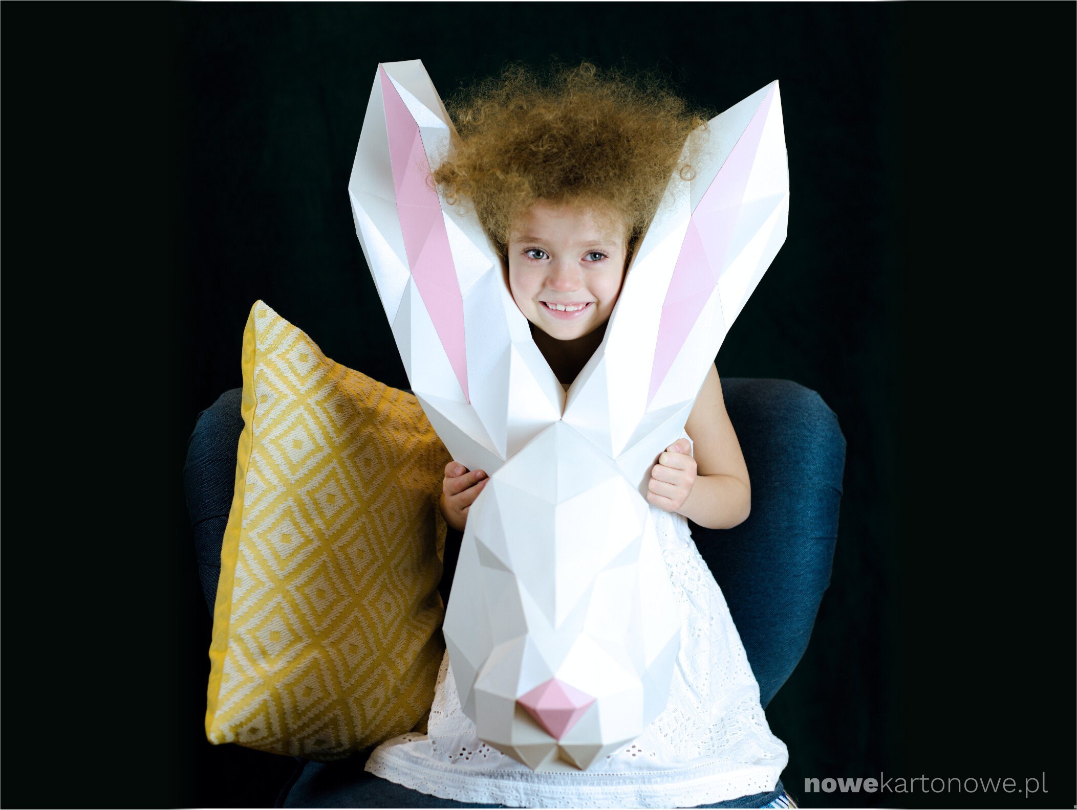 Rabbit, Pre-cut, Papercraft/paper Model, Metalized Cardboard Kit. - Etsy