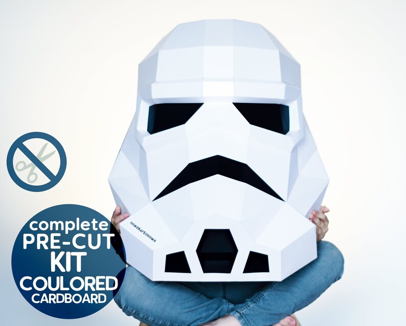 Stormtrooper Pre-cut Papercraft/paper Model Metalized - Etsy