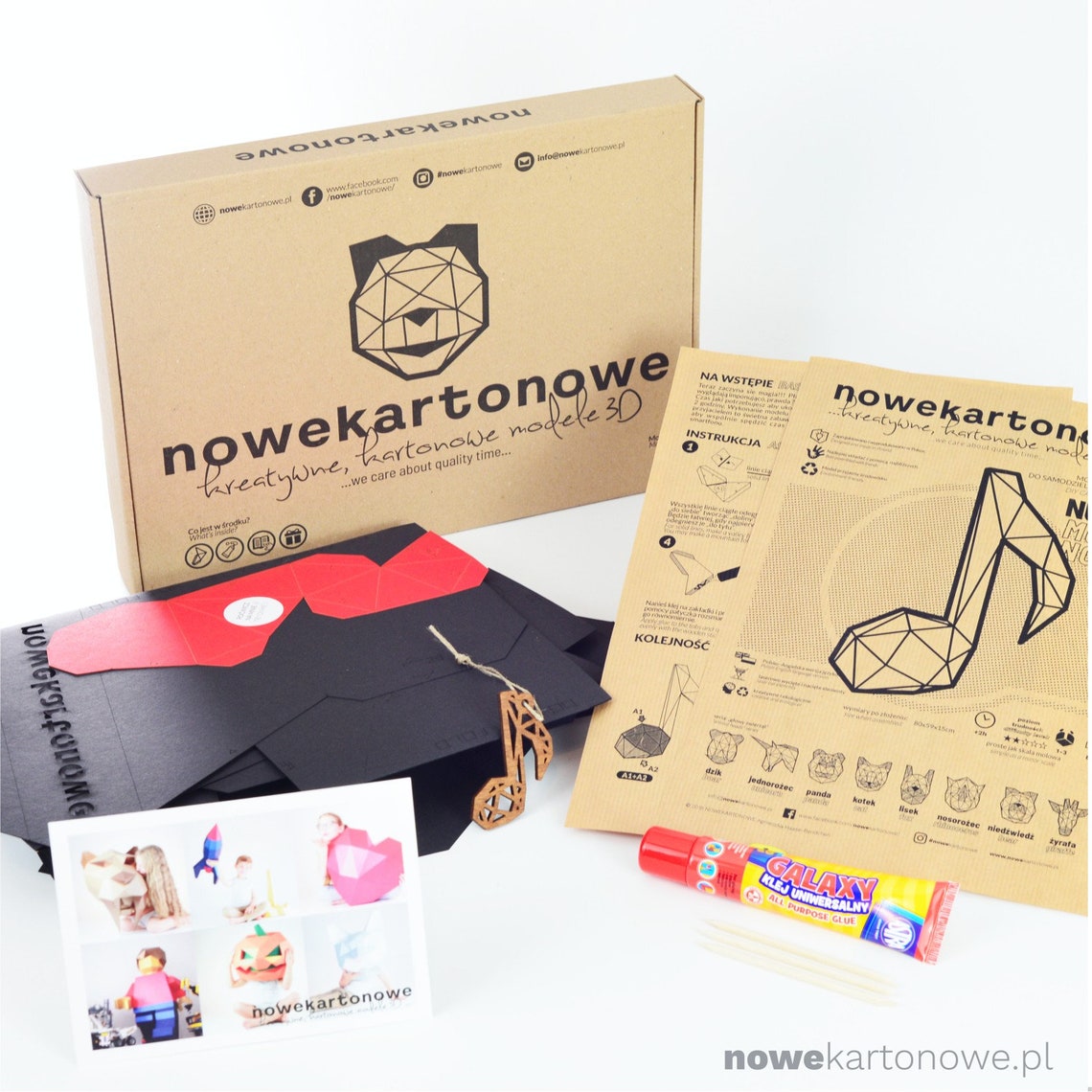 Papercraft 3D Music Note Kit - Etsy