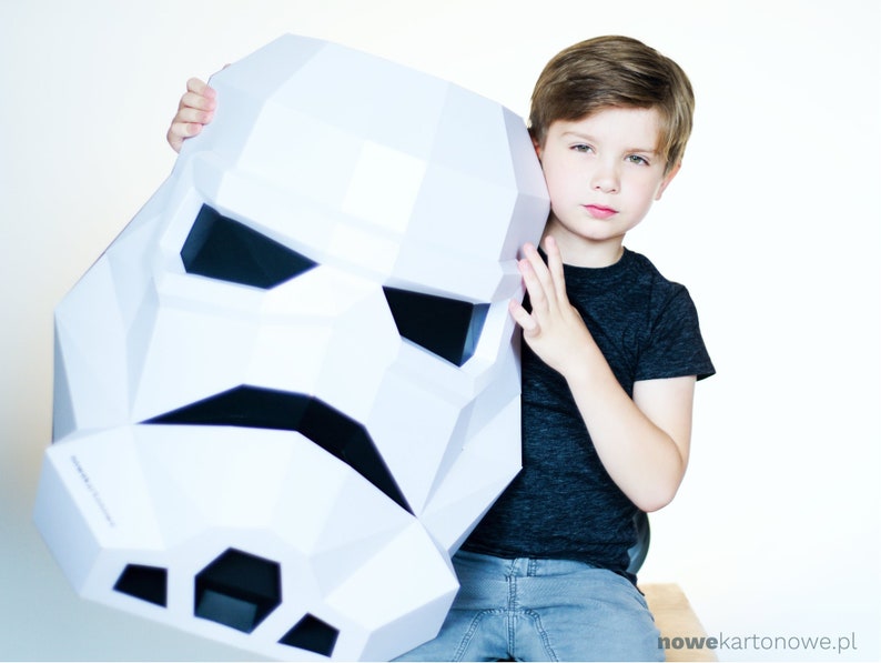 Stormtrooper Pre-cut Papercraft/paper Model Metalized - Etsy