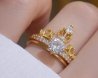 Two Rings in One - Etsy