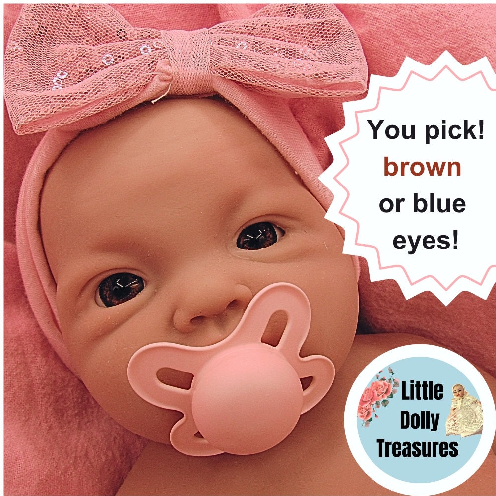 100% Silicone Baby Girl Doll 18 Inch Full Body Platnum Ecoflex Reborn ...