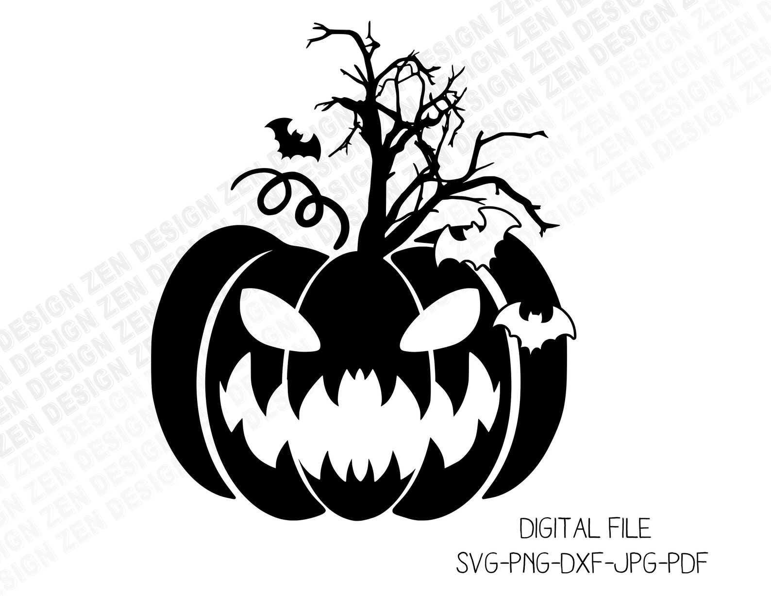 Halloween Pumkin Svg Pumpkin Face Svg Scary Face Svg | Etsy