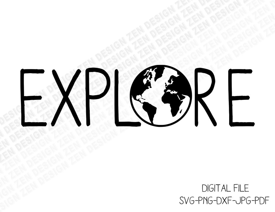 Explore Svg Explore the World Svg Explore Clip Art | Etsy