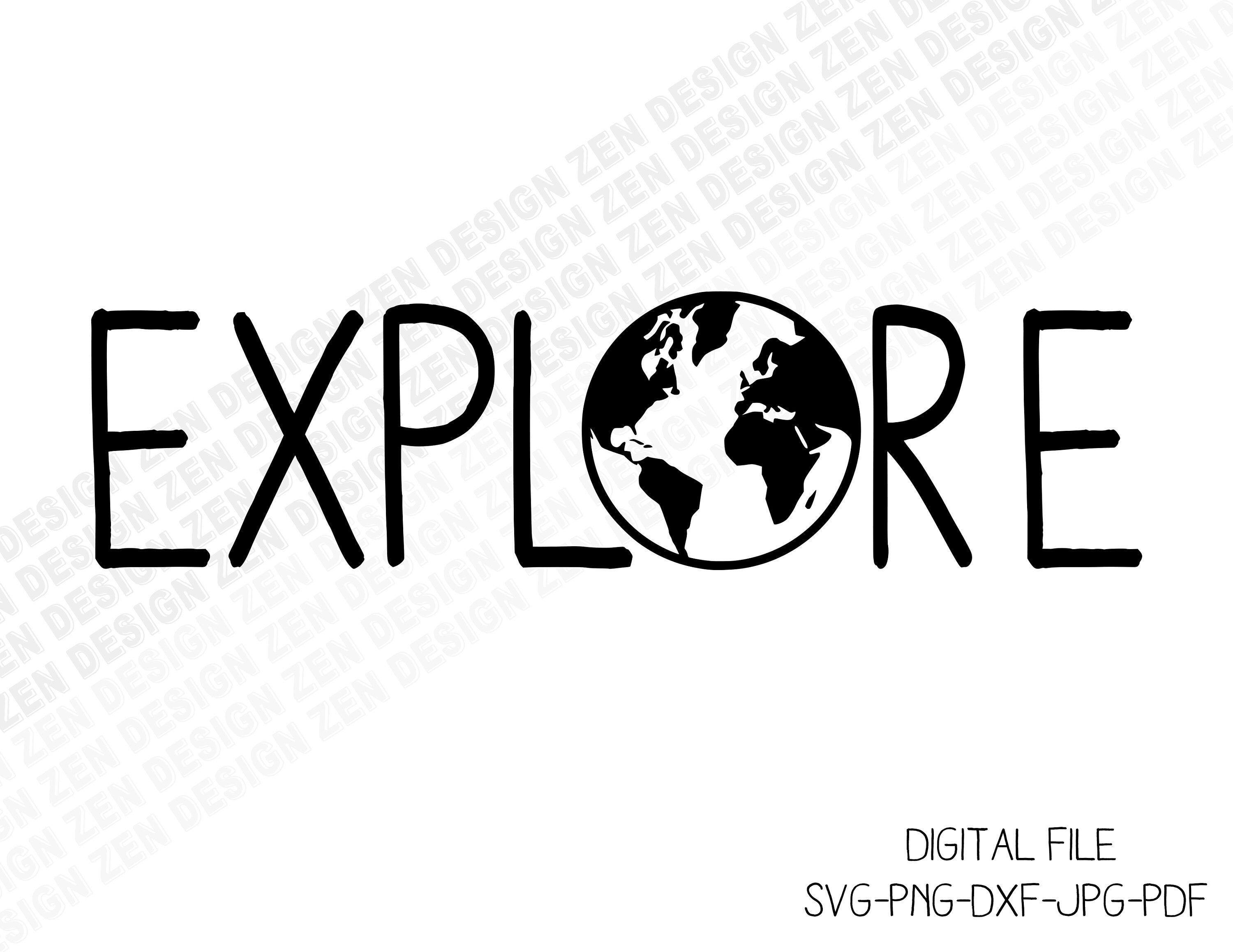 Explore Svg Explore the World Svg Explore Clip Art - Etsy