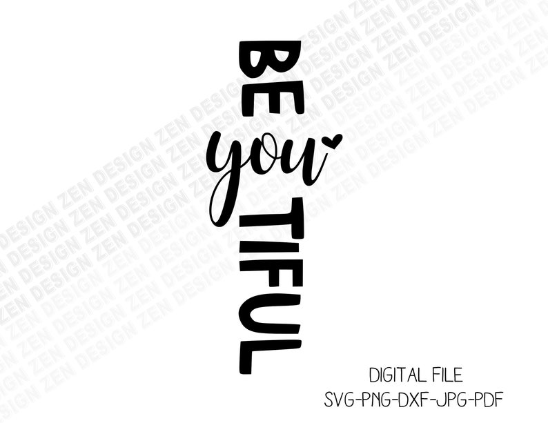 Beyoutiful Svg Beautiful Svg Beauty Svg Love Svg Beautiful | Etsy