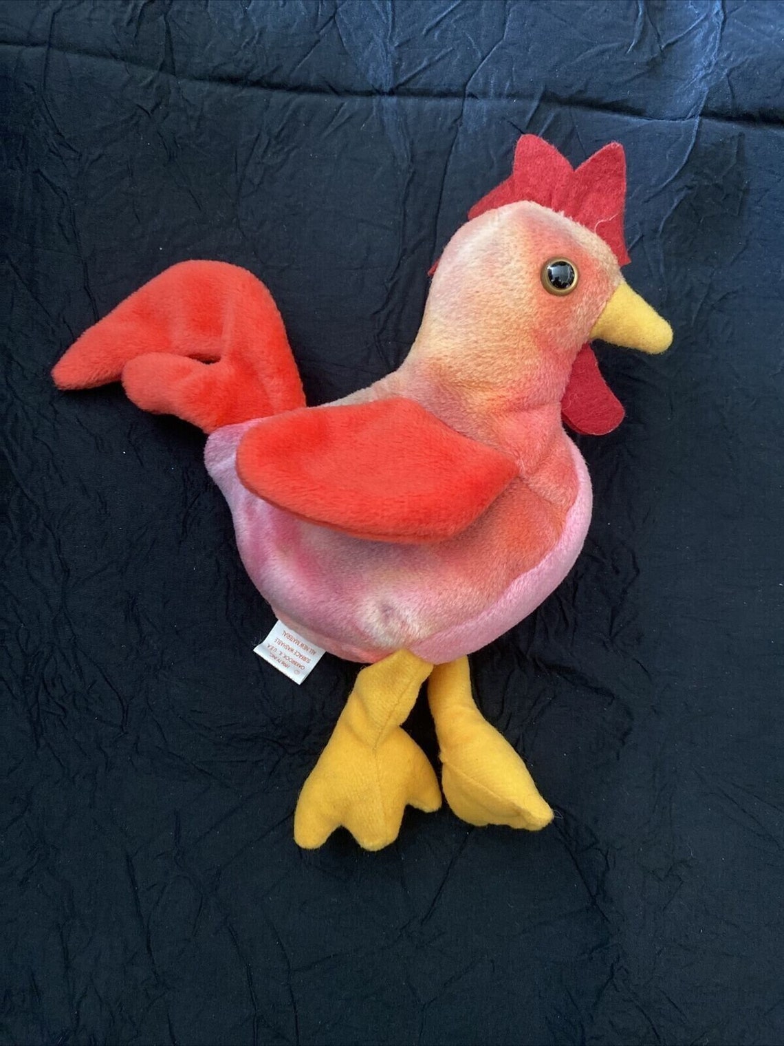 COLLECTIBLE Ty Beanie Baby Strut the Rooster 1996 Rare- RETIRED ...