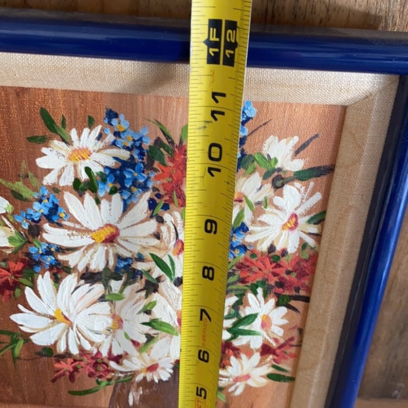 Vintage Bouquet of Daisies Painting Framed Artwork - Etsy