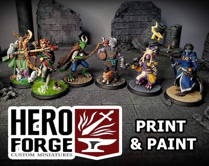 Heroforge Resin Print and Paint - Eldritch Foundry Dnd Pathfinder TTRPG ...