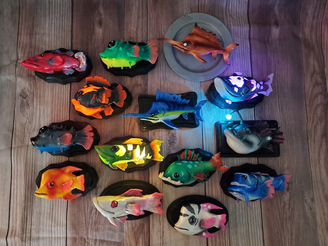 Fish Plaque ALL FISH Variants Available Sea of Thieves Inspired Prop ...