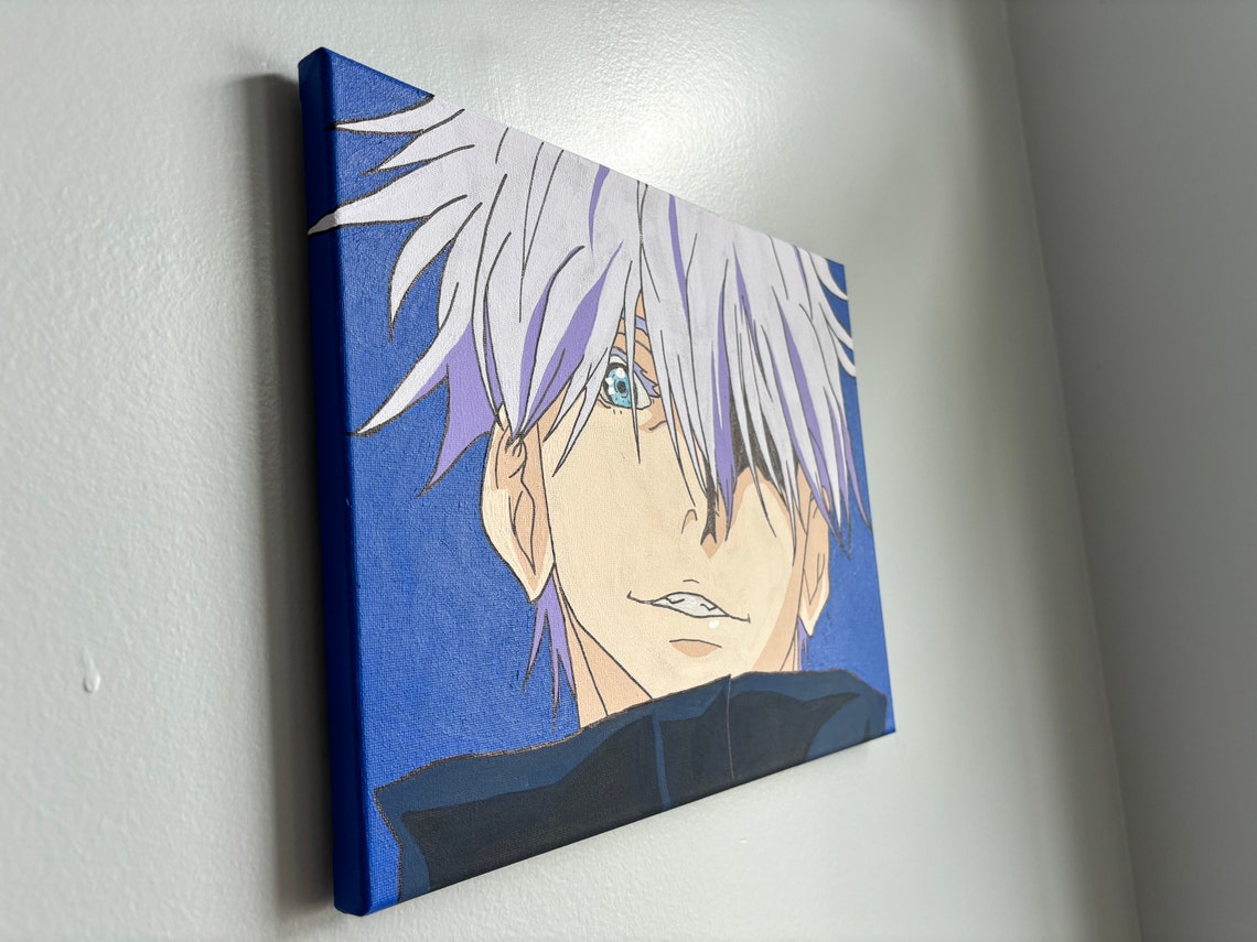 Gojo Satoru - Jujutsu Kaisen | Acrylic Painting on Canvas - Etsy
