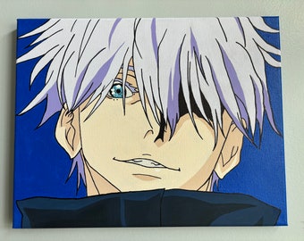 Jujutsu Kaisen Acrylic Painting Gojo Satoru - Etsy