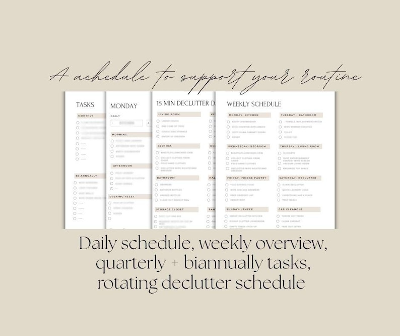 Stay at Home Mom Home Management Binder | SAHM Daily Schedule ...