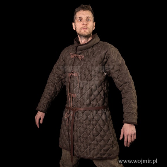 Viking Gambeson 2 100% Natural Linen Material Medium Thick - Etsy