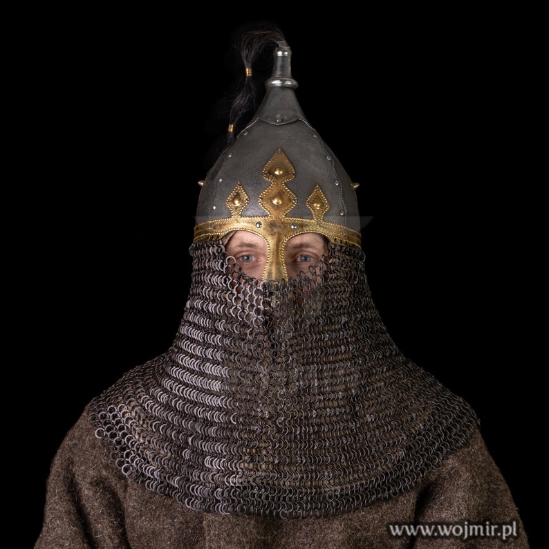 Great Poland Helmet From Olszowka, for Reenactors, Face Covered, Great ...