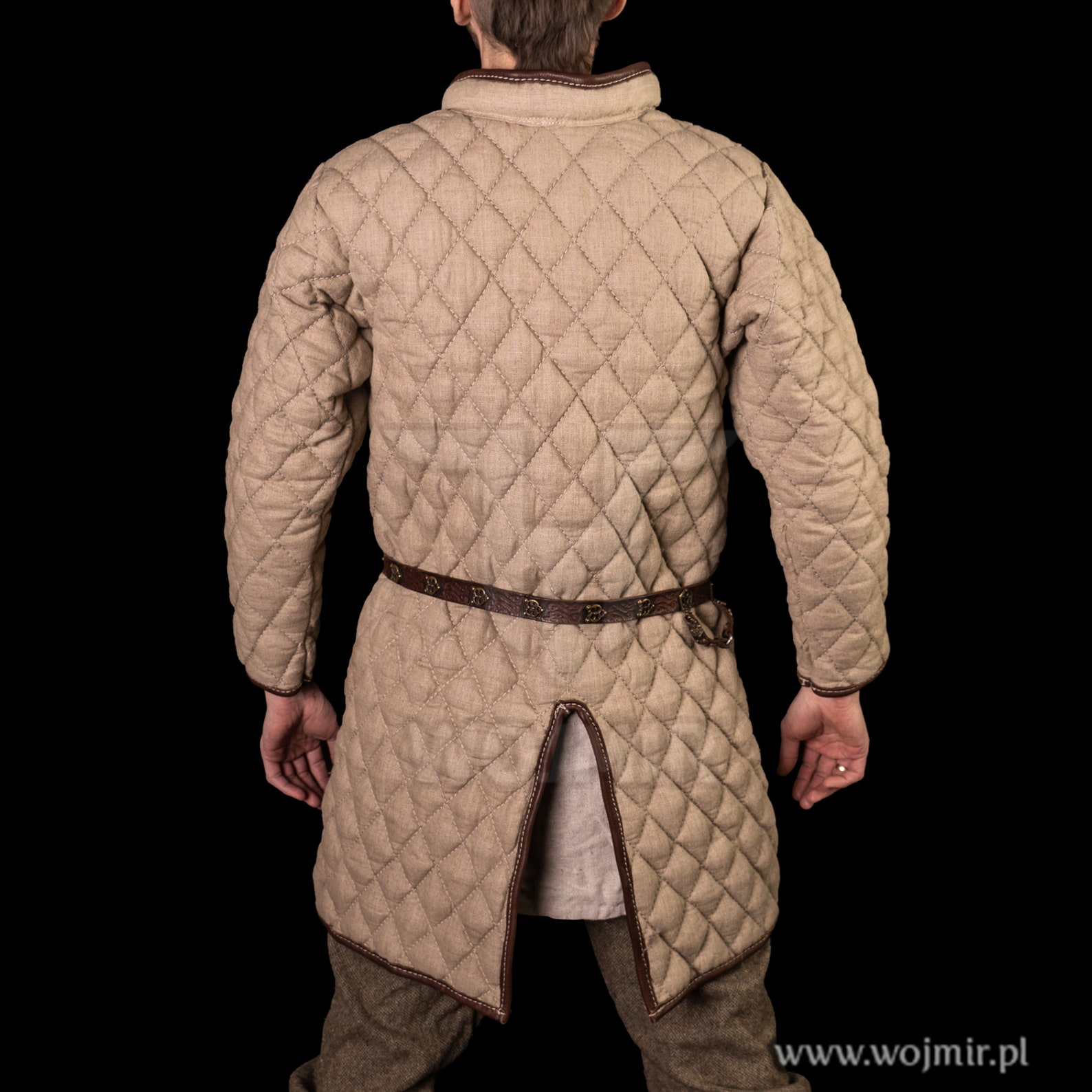 Viking Gambeson, 100% Natural Linen Material, Medium Thick Padding ...