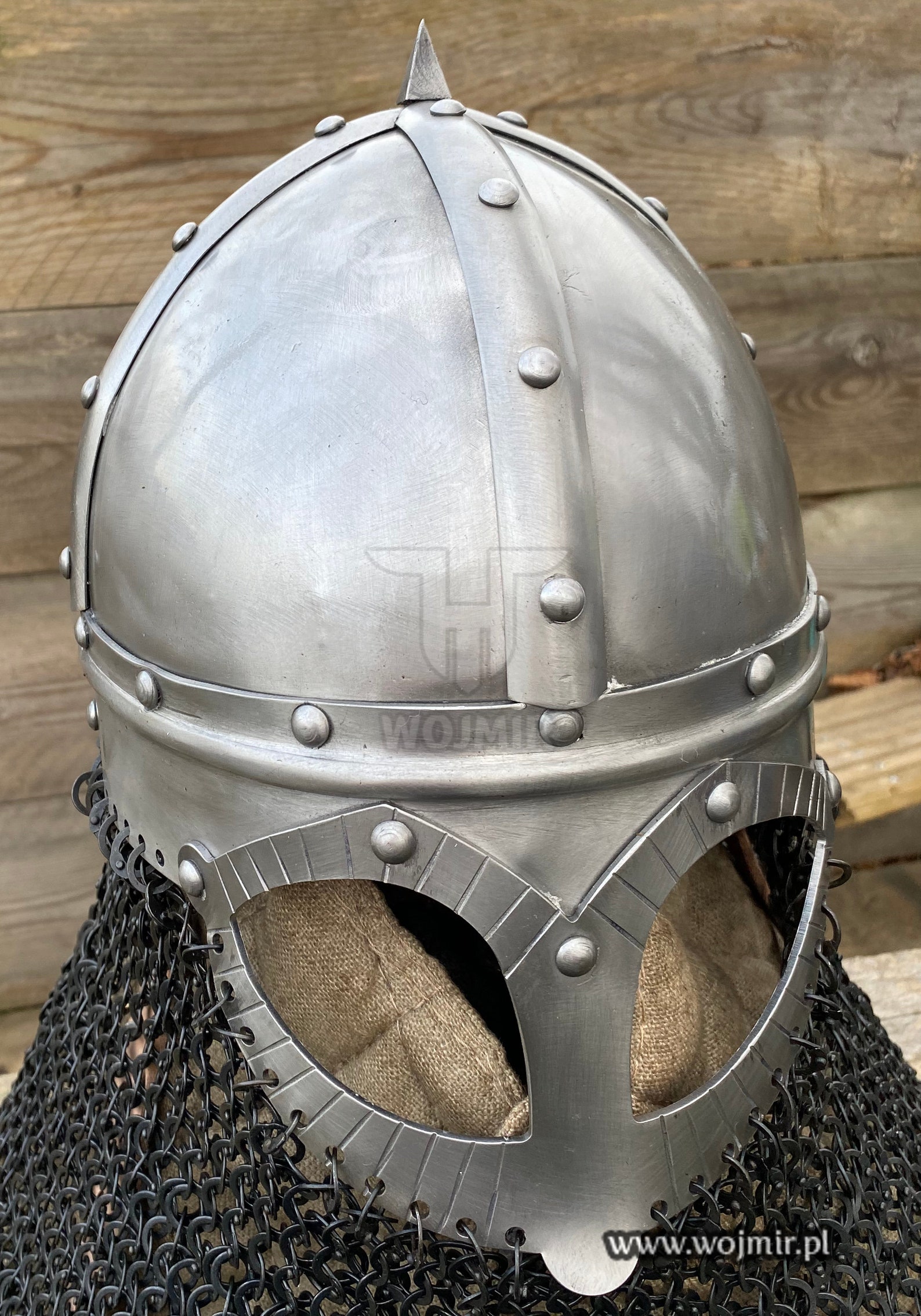 Viking Helmet, Gjermund, Gjermundbu Helmet, Thick 2,5mm Steel, Face ...