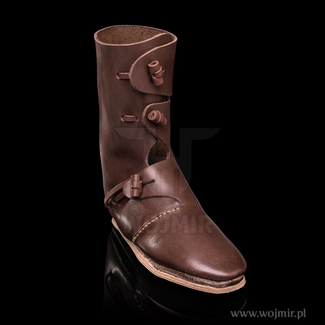 Haithabu (hedeby) High Shoes Type 4 for Vikings / HAND SEWN / Thick ...