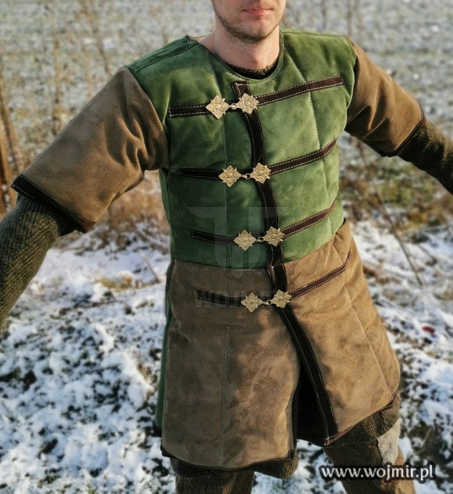 Viking Caftan Rusian Caftan Slavic Caftan Leather Gambeson - Etsy