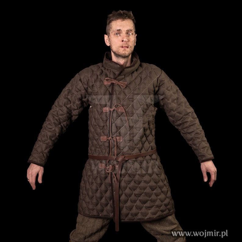 Viking Gambeson 2 100% Natural Linen Material Medium Thick - Etsy