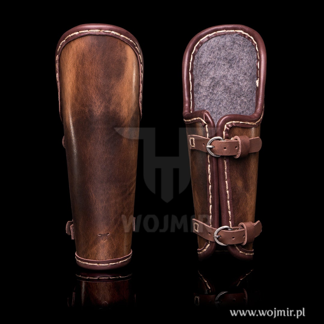 Viking Bracers / Vambraces / Waxed Hardened Leather for Historical ...