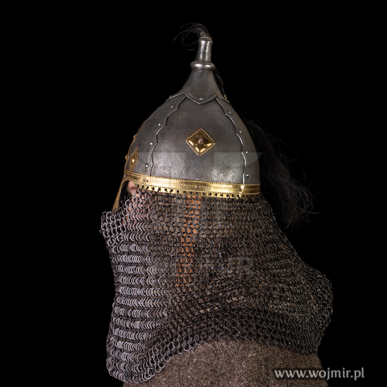 Great Poland Helmet From Olszowka, for Reenactors, Face Covered, Great ...