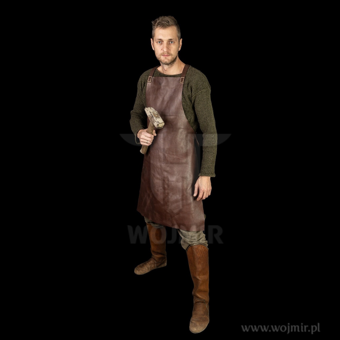 Leather APRON Medieval Style for Reenactors Vikings Larp - Etsy