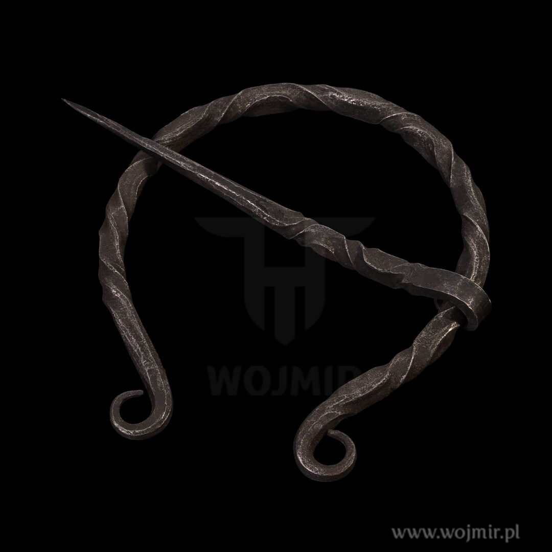 Fibula Type 1, Iron Cloak Pin, Great for Viking Clothes by Wojmir - Etsy