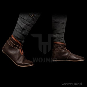 Birka Shoes HAND SEWN for Vikings / PROMOTION / Medieval Shoes / Thick ...