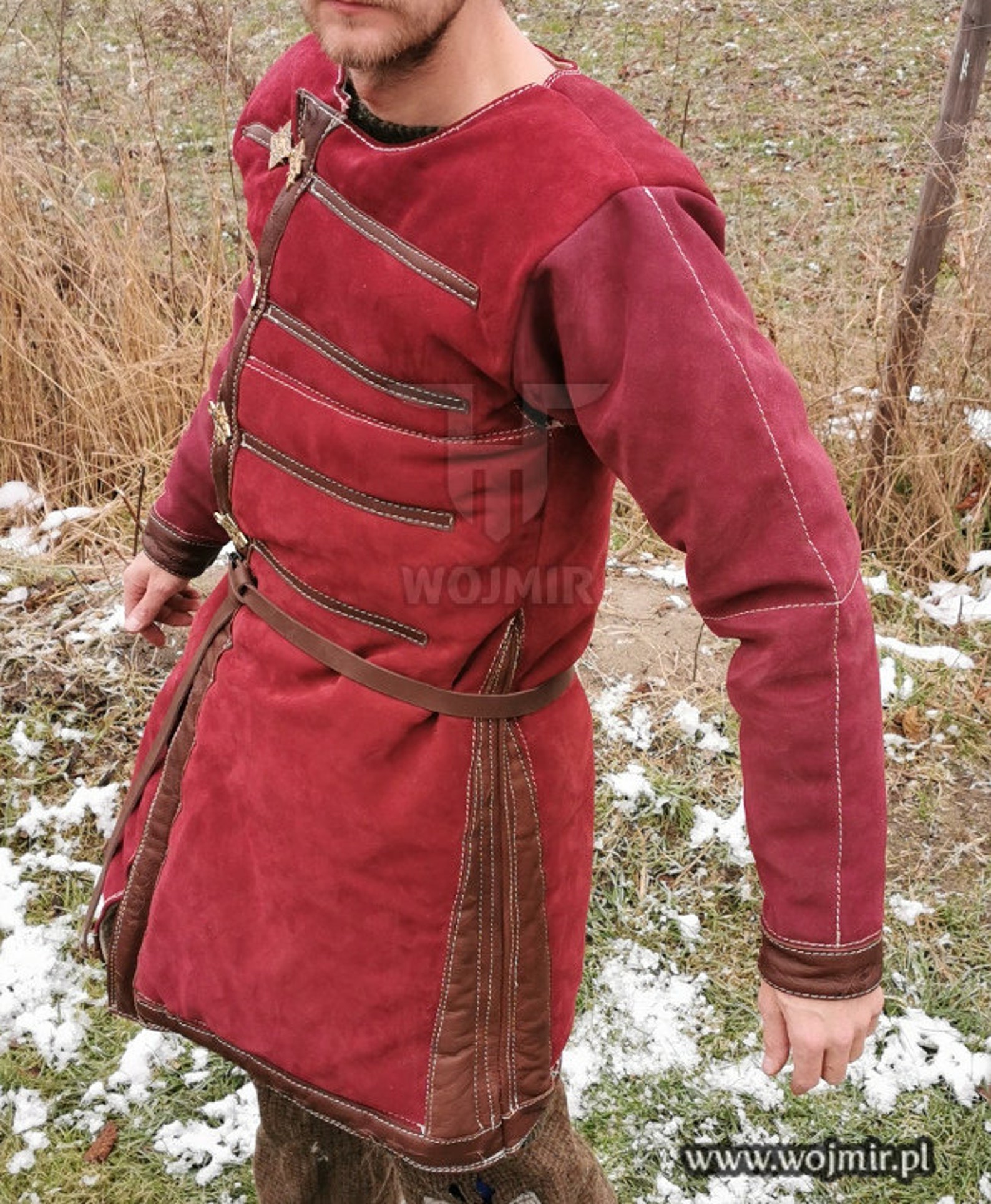 Viking Caftan Rusian Caftan Slavic Caftan Leather Gambeson - Etsy