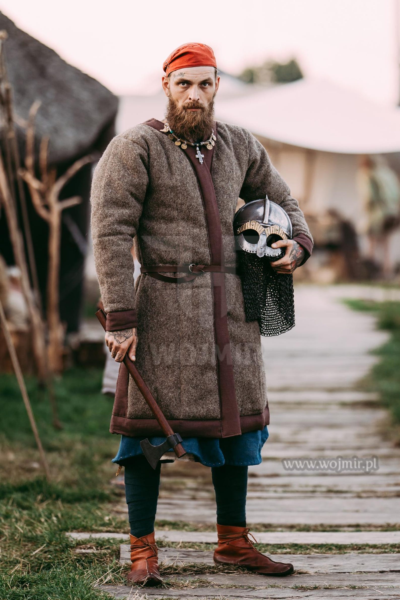 Haithabu Klappenrock / Viking Caftan / Hedeby Kaftan / Battle Tunic ...