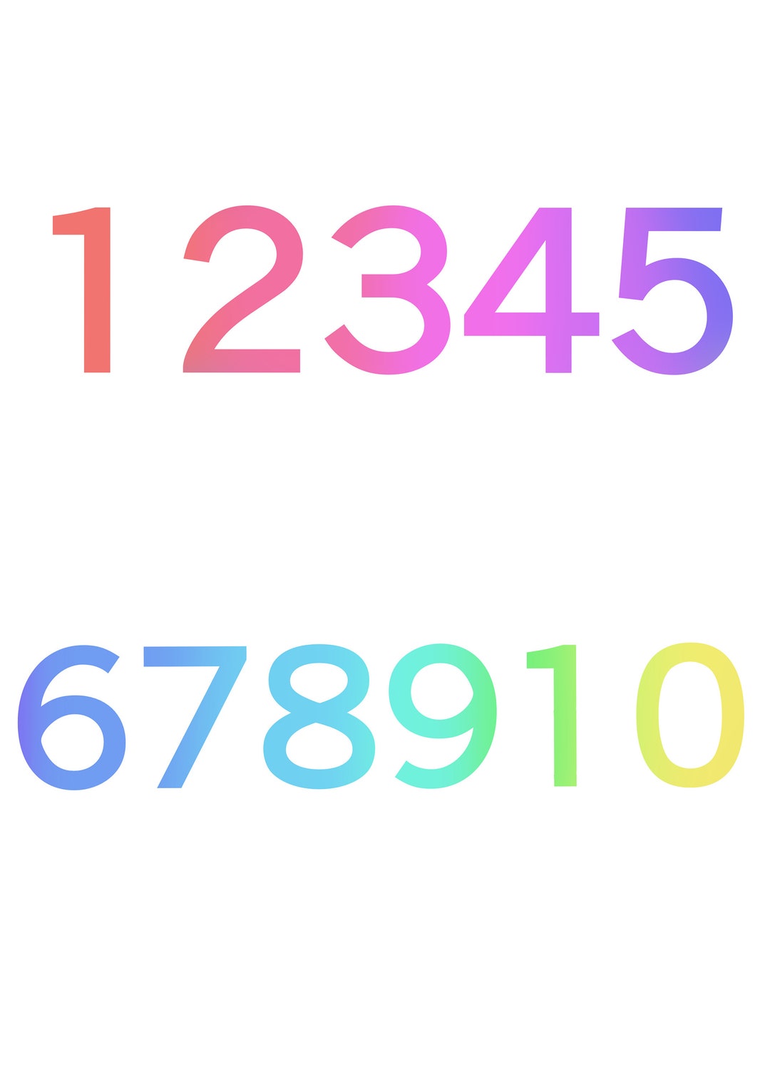 Home Learning Numbers - Etsy