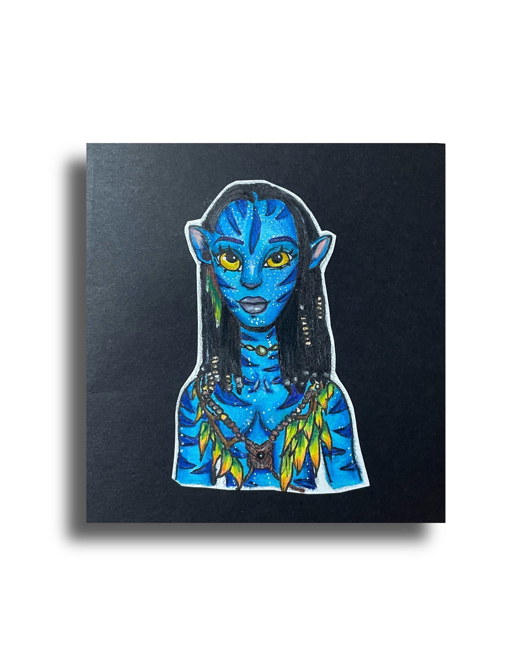 Avatar Greeting Card - Blue Avatar - Avatar Drawing - Avatar 2 - Custom ...