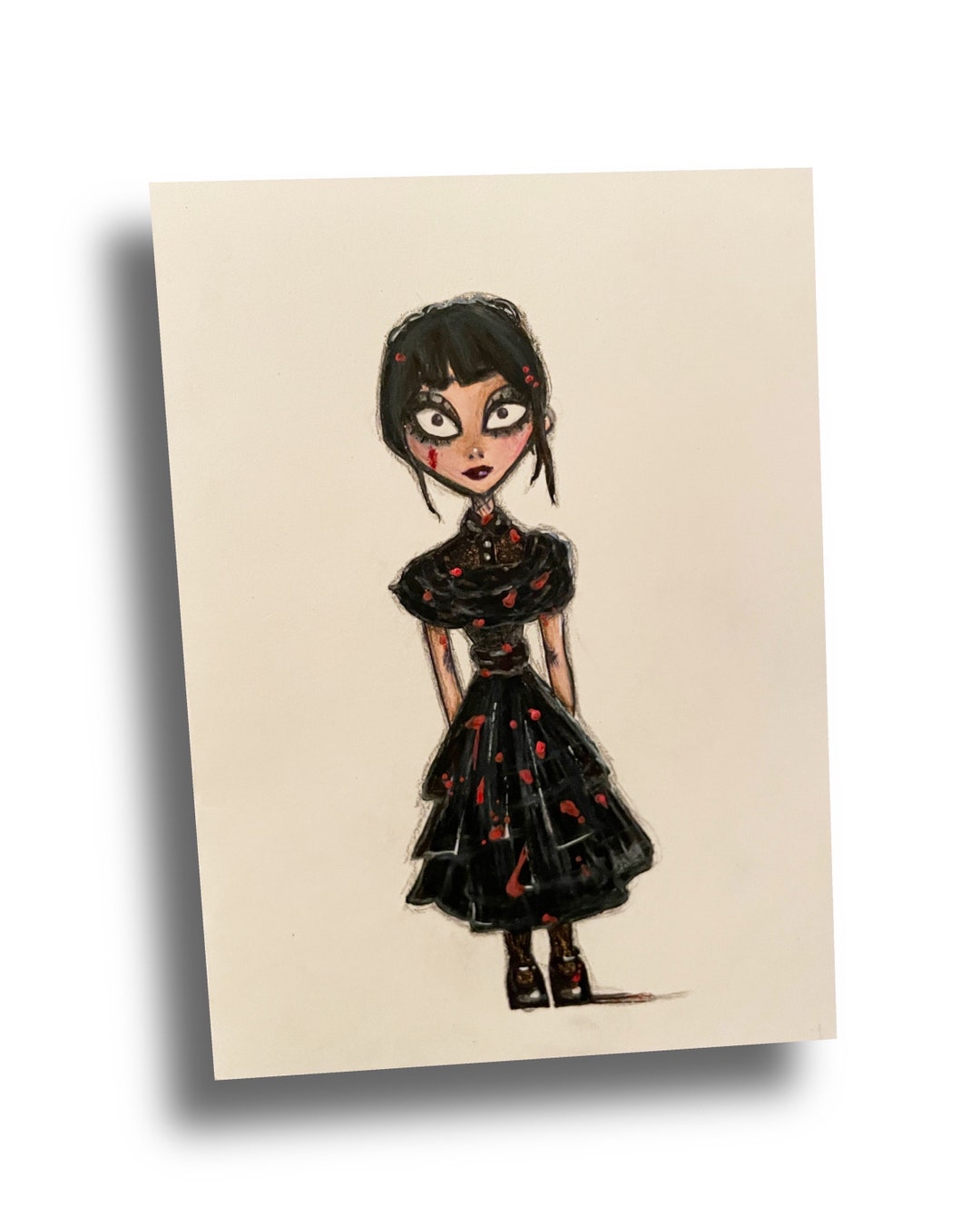 Wednesday Greeting Card Birthday Card Homemade Birthday Birthday Gift ...