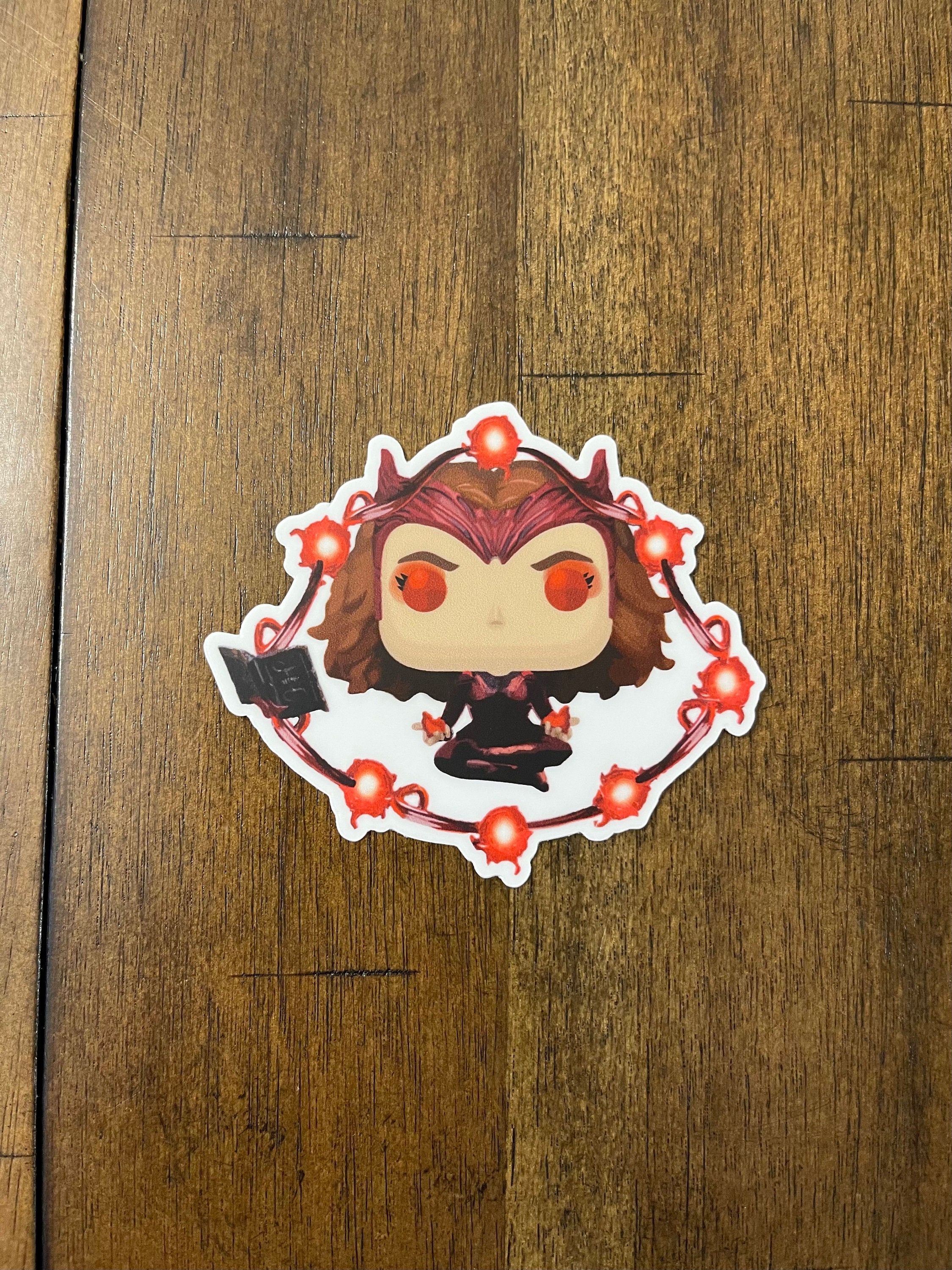 Scarlet Witch Die Cut Sticker - Etsy
