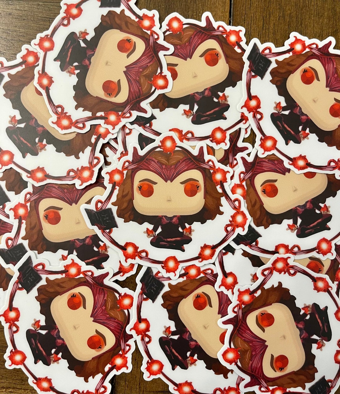 Scarlet Witch Die Cut Sticker - Etsy