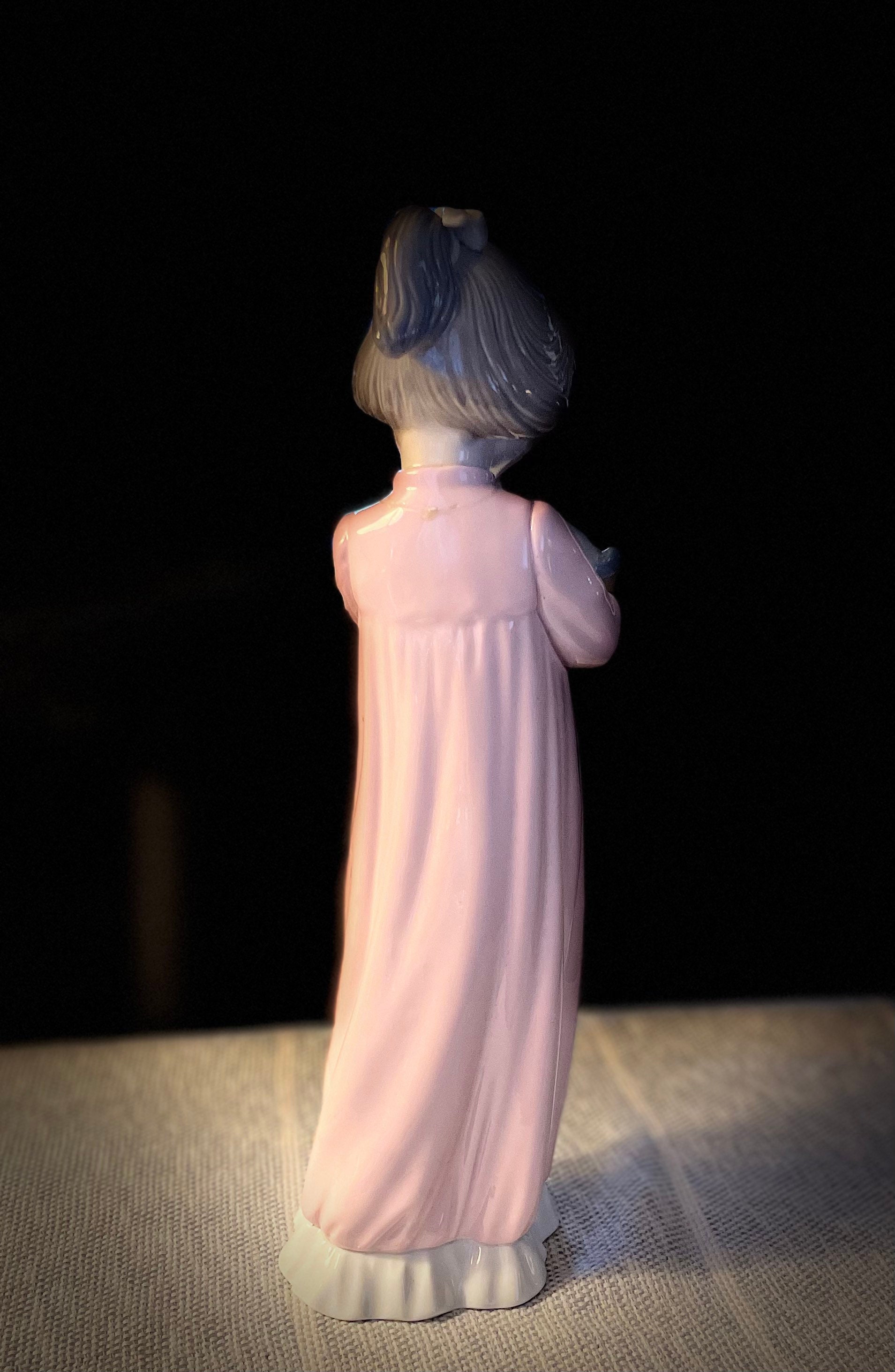 Zaphir Spanish Porcelain Tall Girl in Pink Dress - Etsy