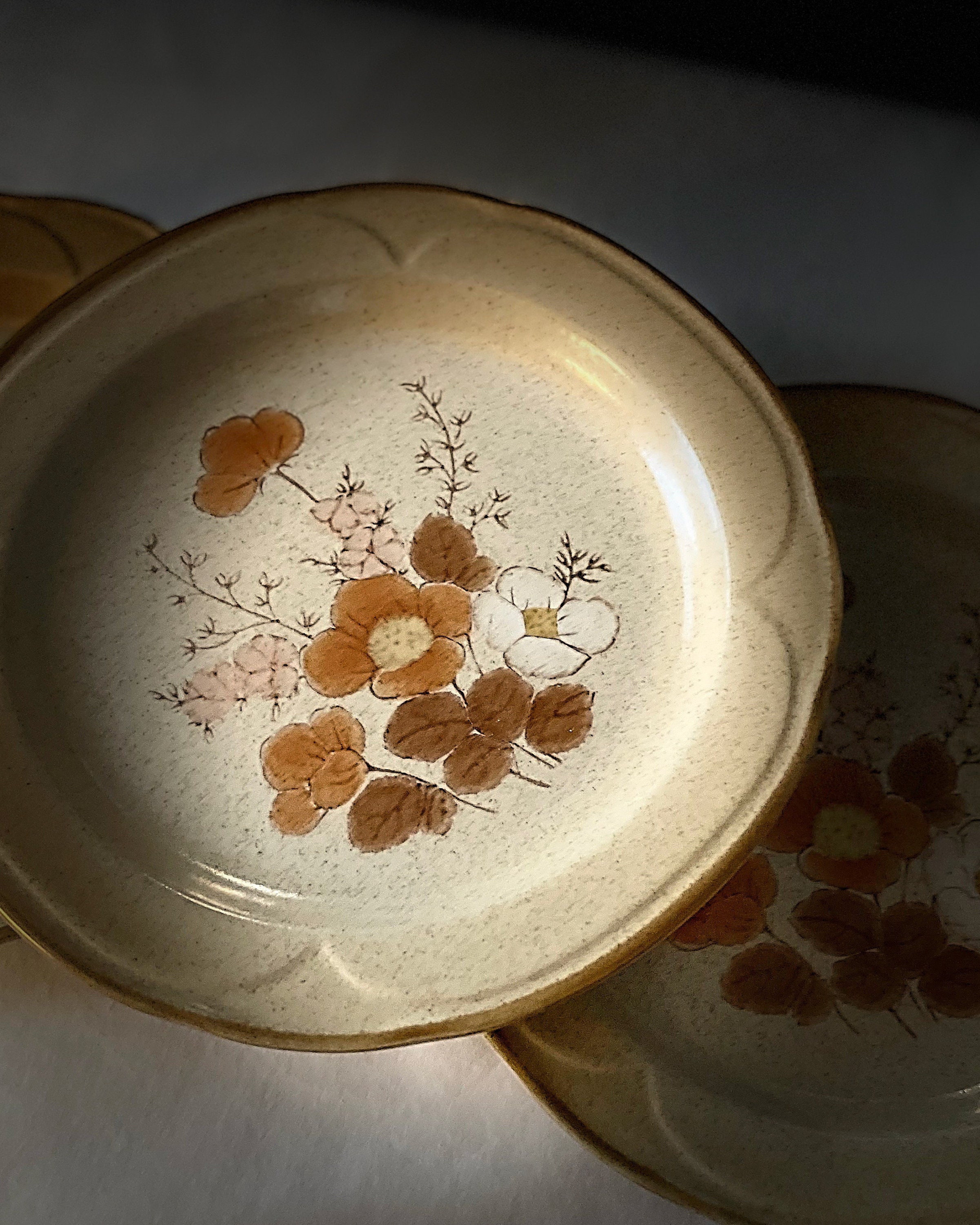 Ranmaru Indian Summer Stoneware Salad/dessert Plates - Etsy