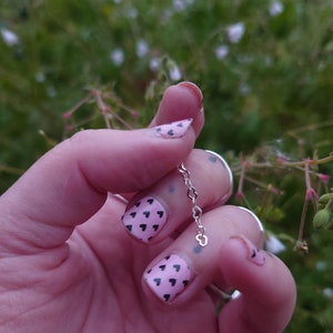 Heart Nose Chain Sterling Silver - Etsy